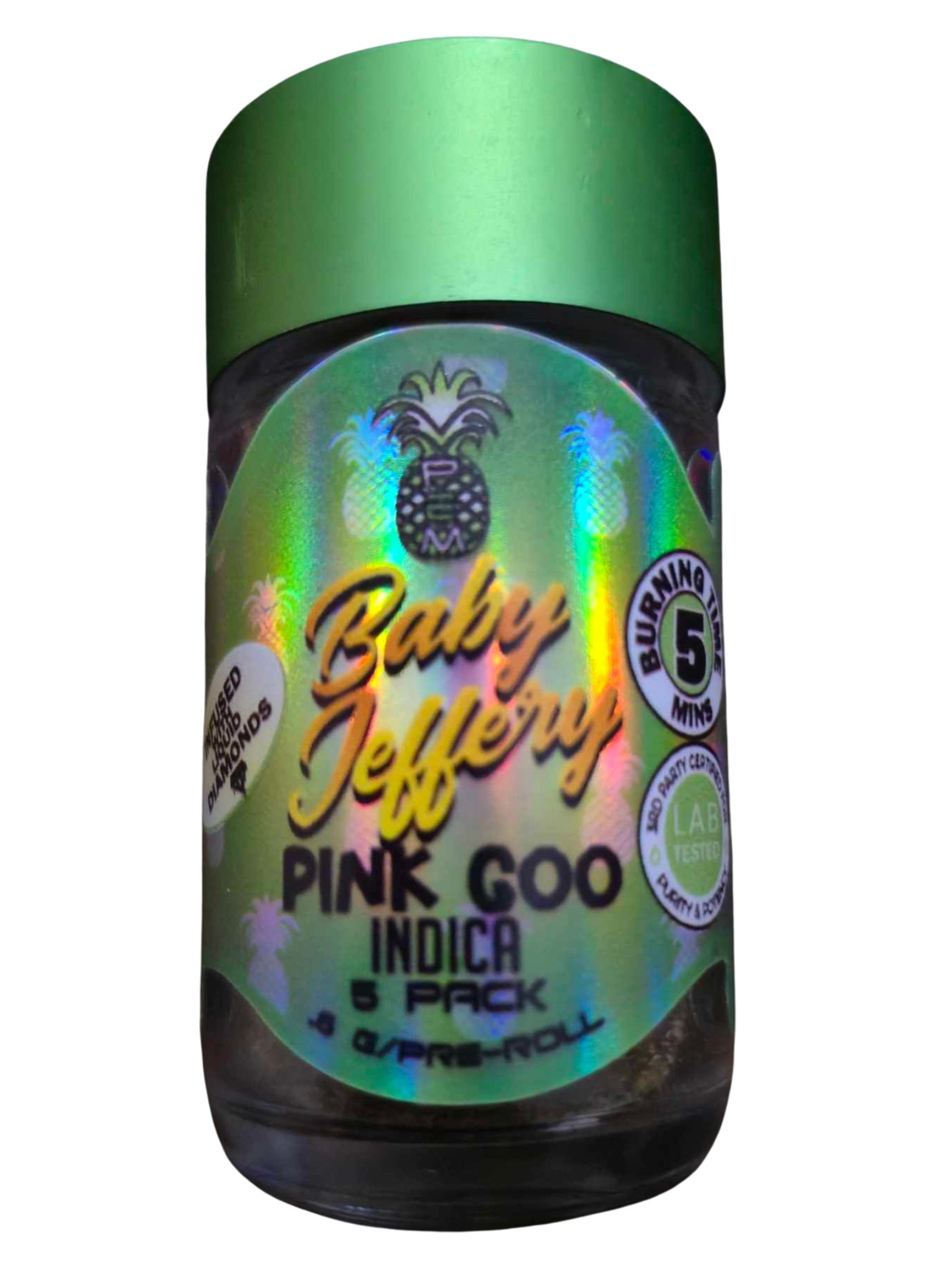 Baby Jeffery – Pink Goo – Infused Pre-Rolls – 5pk – Primo
